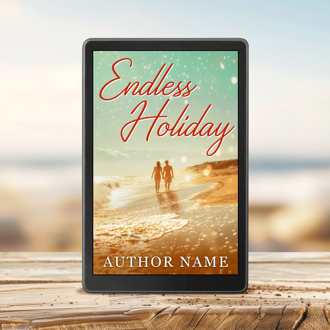 Premade Beach Romance Book Cover: Customizable KDP Novel (digital ...