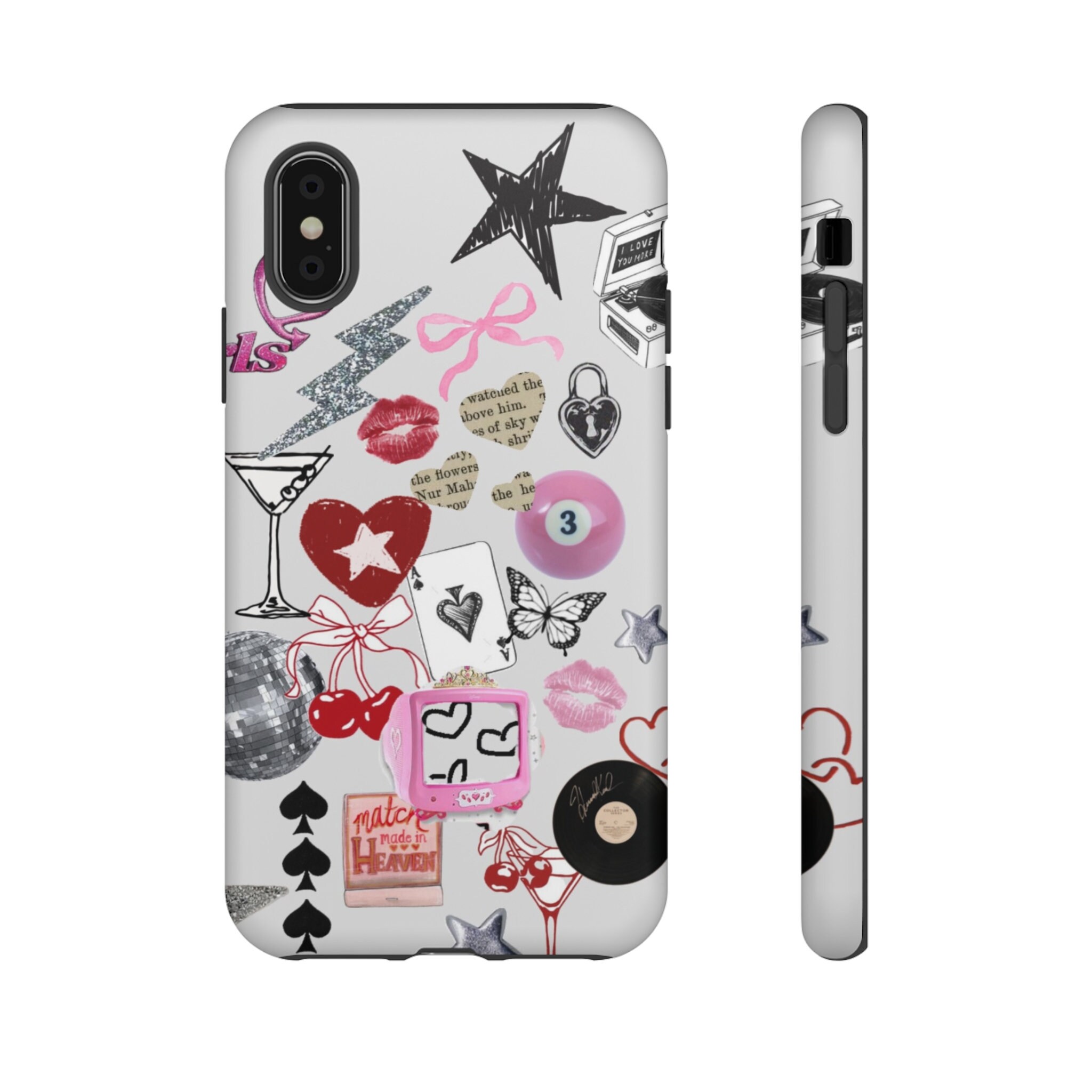 Retro Y2K Collage Phone Case Y2K Coquette Aesthetic Coquette Phonecase ...