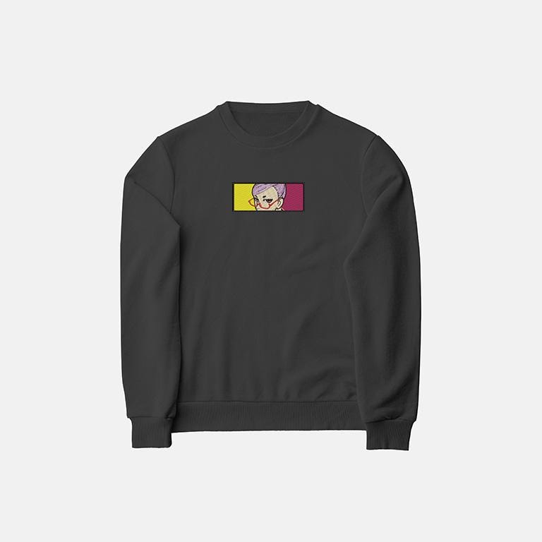Seiko Ayase Embroidered Sweatshirt, Danda Dan Anime Manga Shirt - Etsy