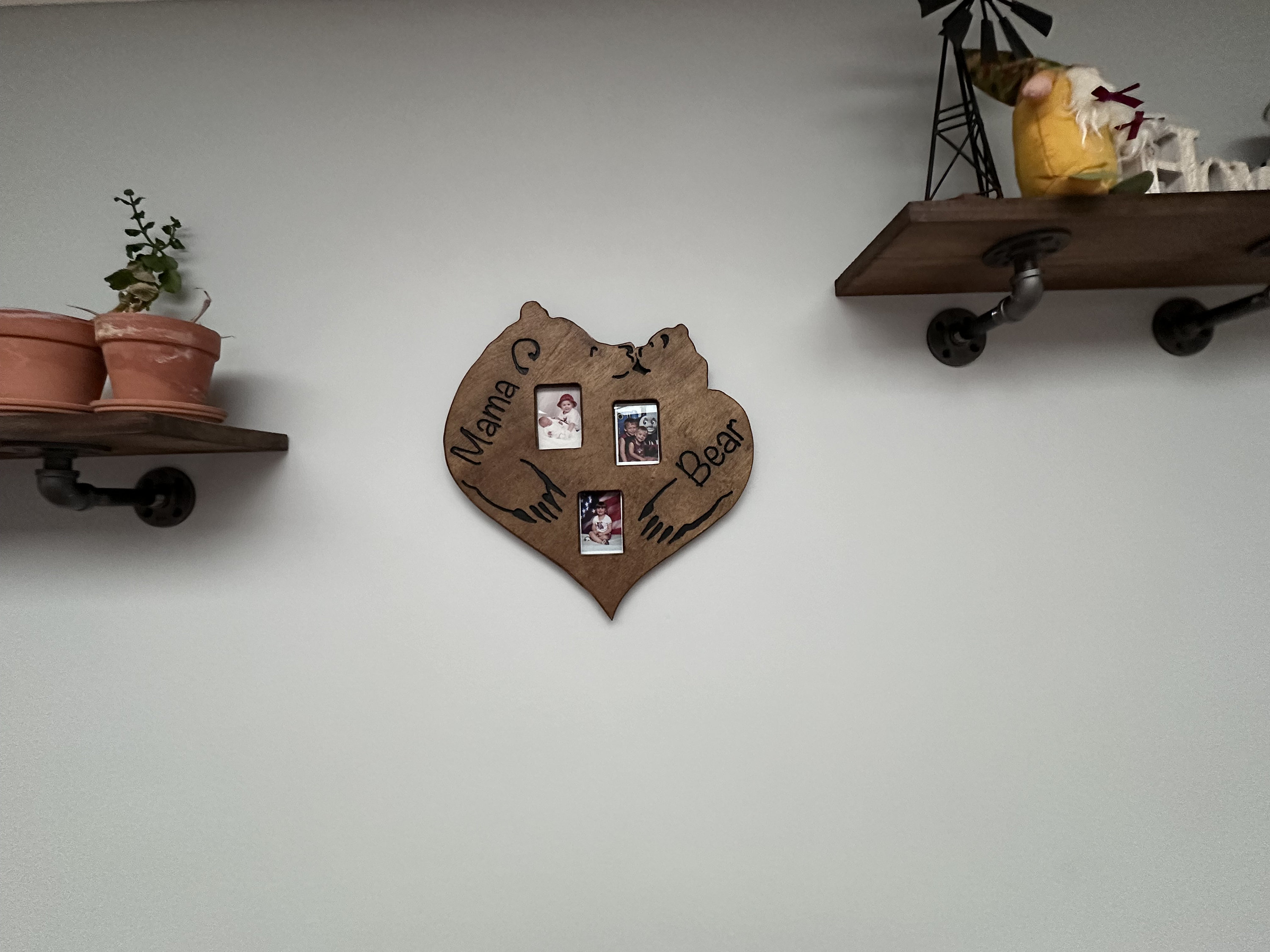 Wooden Rustic Mama Bear Photo Frame - Etsy