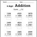 100 Four Digit Addition Worksheets | Printable Math Worksheets ...