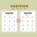15 Addition Math Worksheets, Sum up to 20, Printable - Etsy