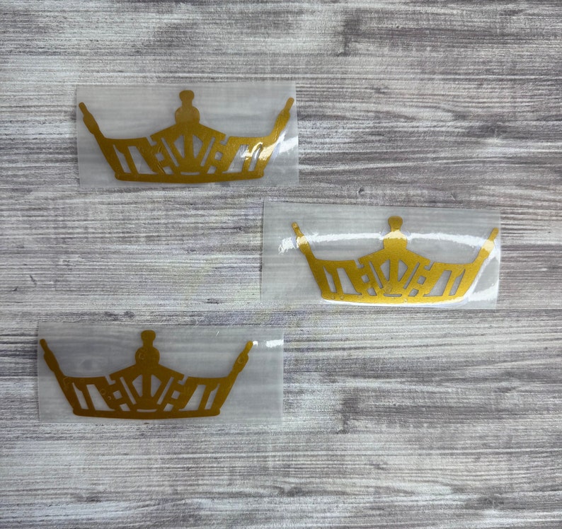 Miss America Crown Vinyl Sticker: Gold MAO Titleholder Decal - Etsy