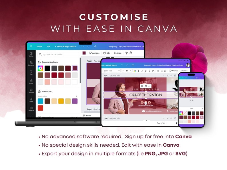 Realtor Facebook Cover, Real Estate Facebook Banner, Social Media ...