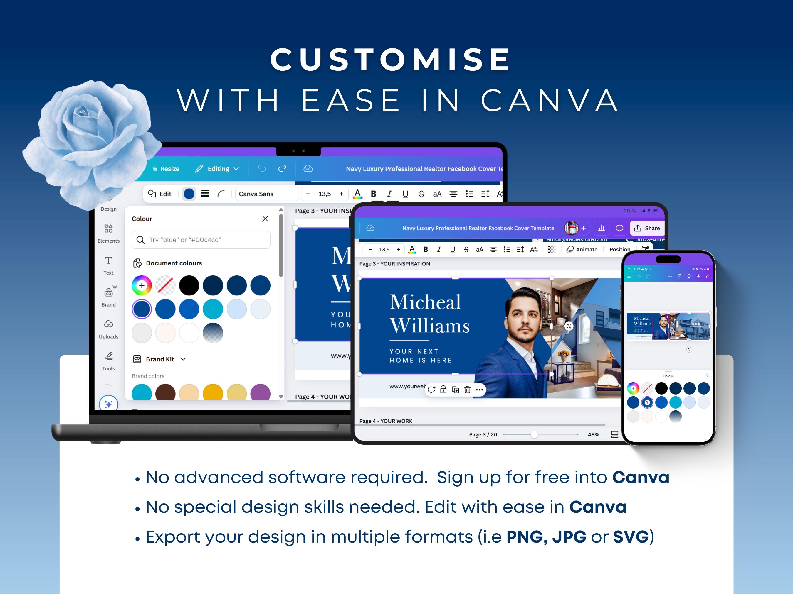 Realtor Facebook Cover, Real Estate Facebook Banner, Social Media ...