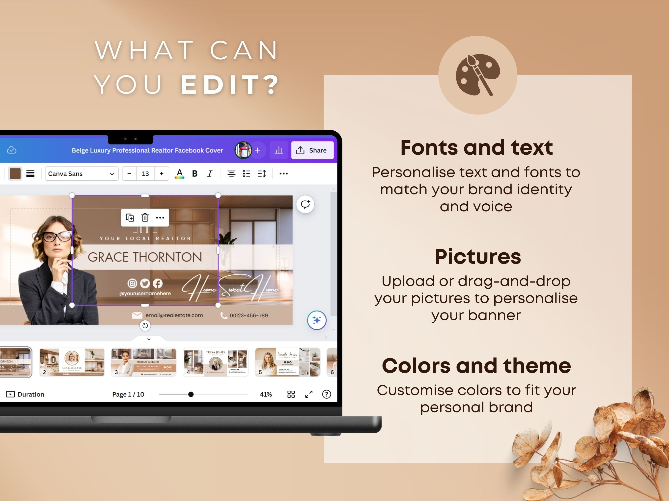 Realtor Facebook Cover, Real Estate Facebook Banner, Social Media ...