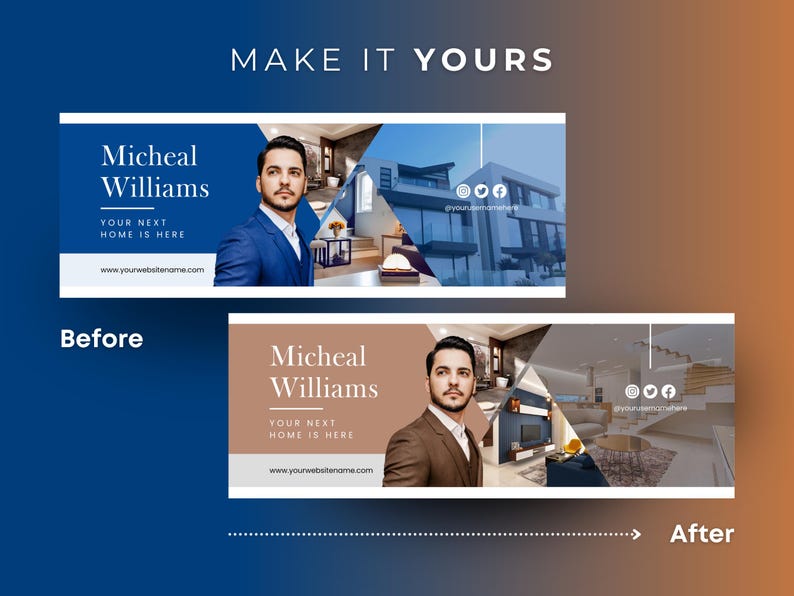 Realtor Facebook Cover, Real Estate Facebook Banner, Social Media ...