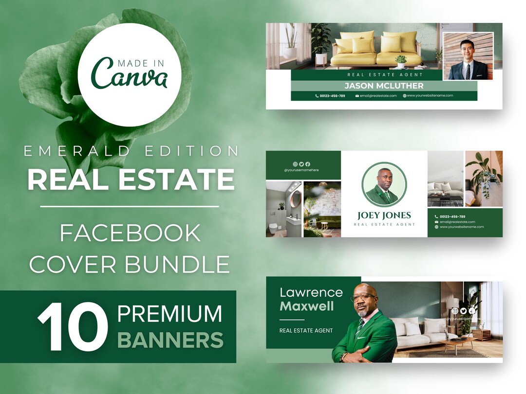 Realtor Facebook Cover, Real Estate Facebook Banner, Social Media ...
