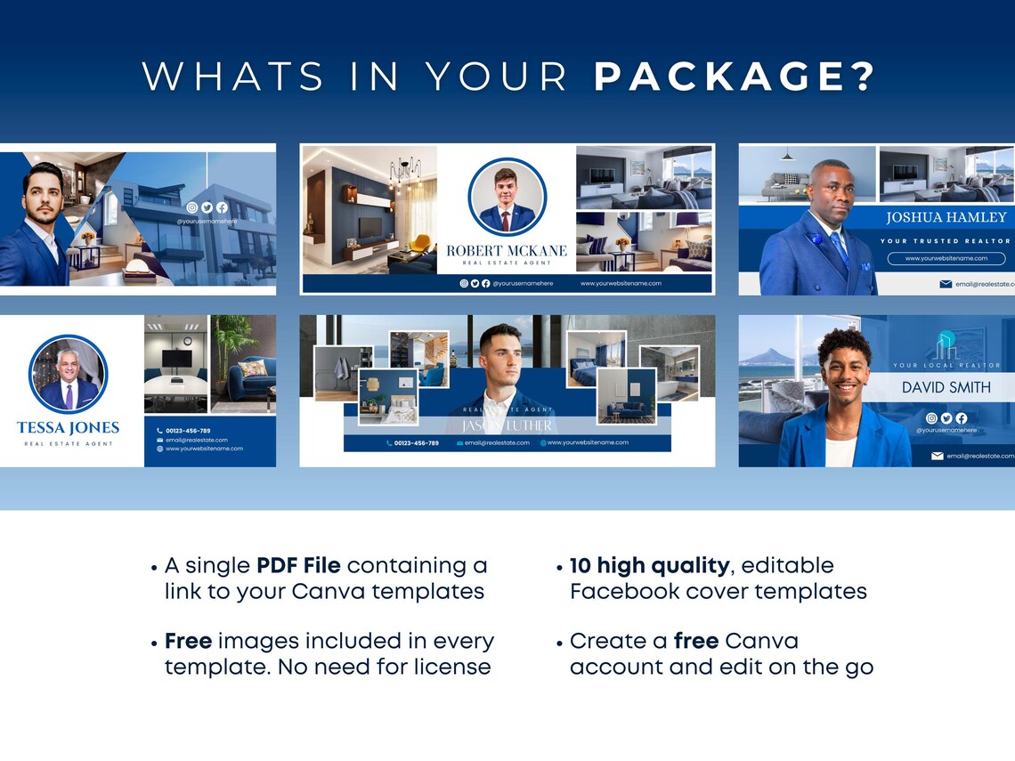 Realtor Facebook Cover, Real Estate Facebook Banner, Social Media ...