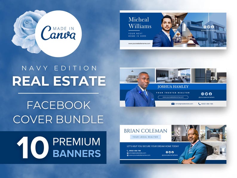 Realtor Facebook Cover, Real Estate Facebook Banner, Social Media ...