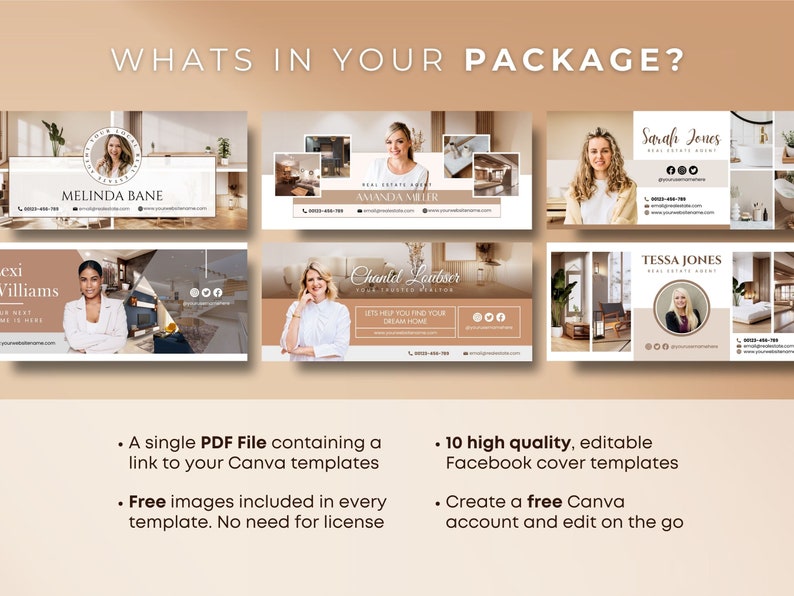 Realtor Facebook Cover, Real Estate Facebook Banner, Social Media ...