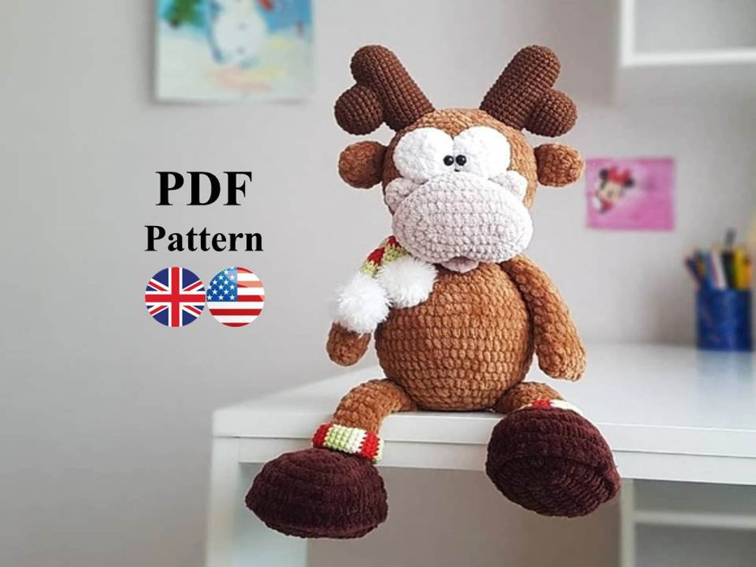 CROCHET PATTERN Deer / Amigurumi Tutorial PDF File - Etsy