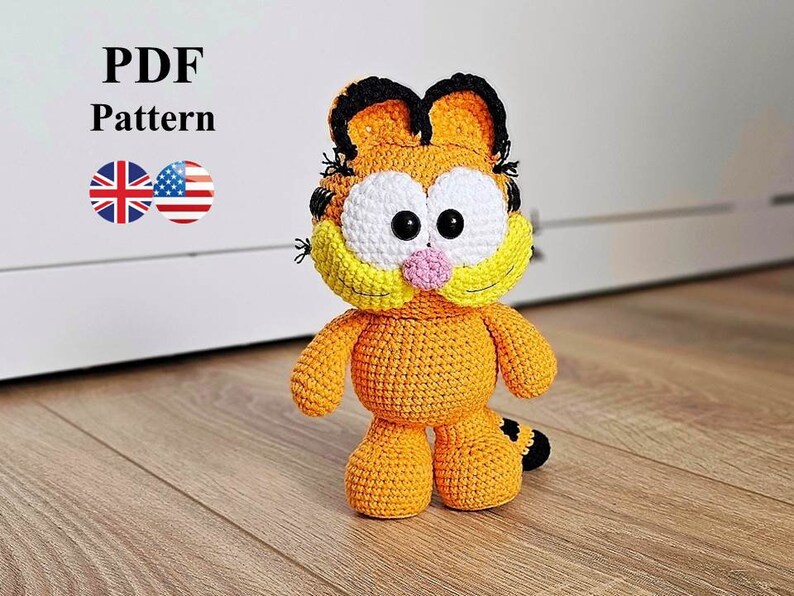 CROCHET PATTERN Ginger Cat/ Amigurumi Tutorial PDF File/cat - Etsy