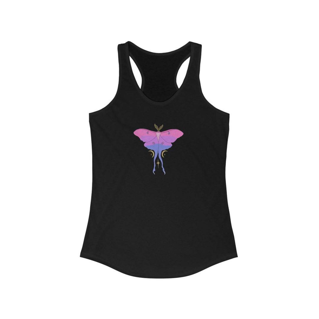 Lunar Moth Bisexual Pride Flag LGBT Racerback Tank - Etsy