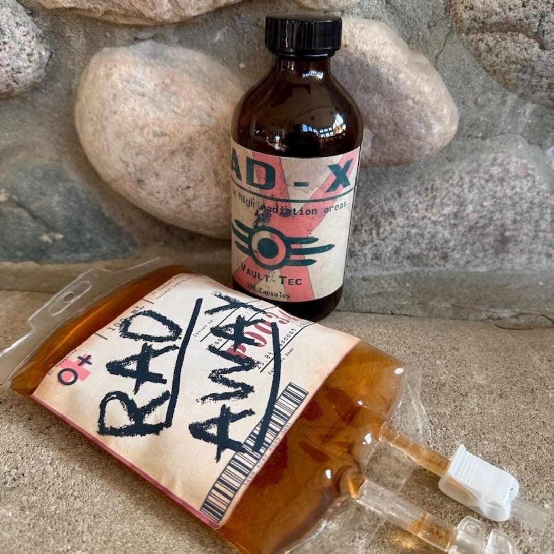 Rad-x Bottle & Rad Away IV Bag - Etsy