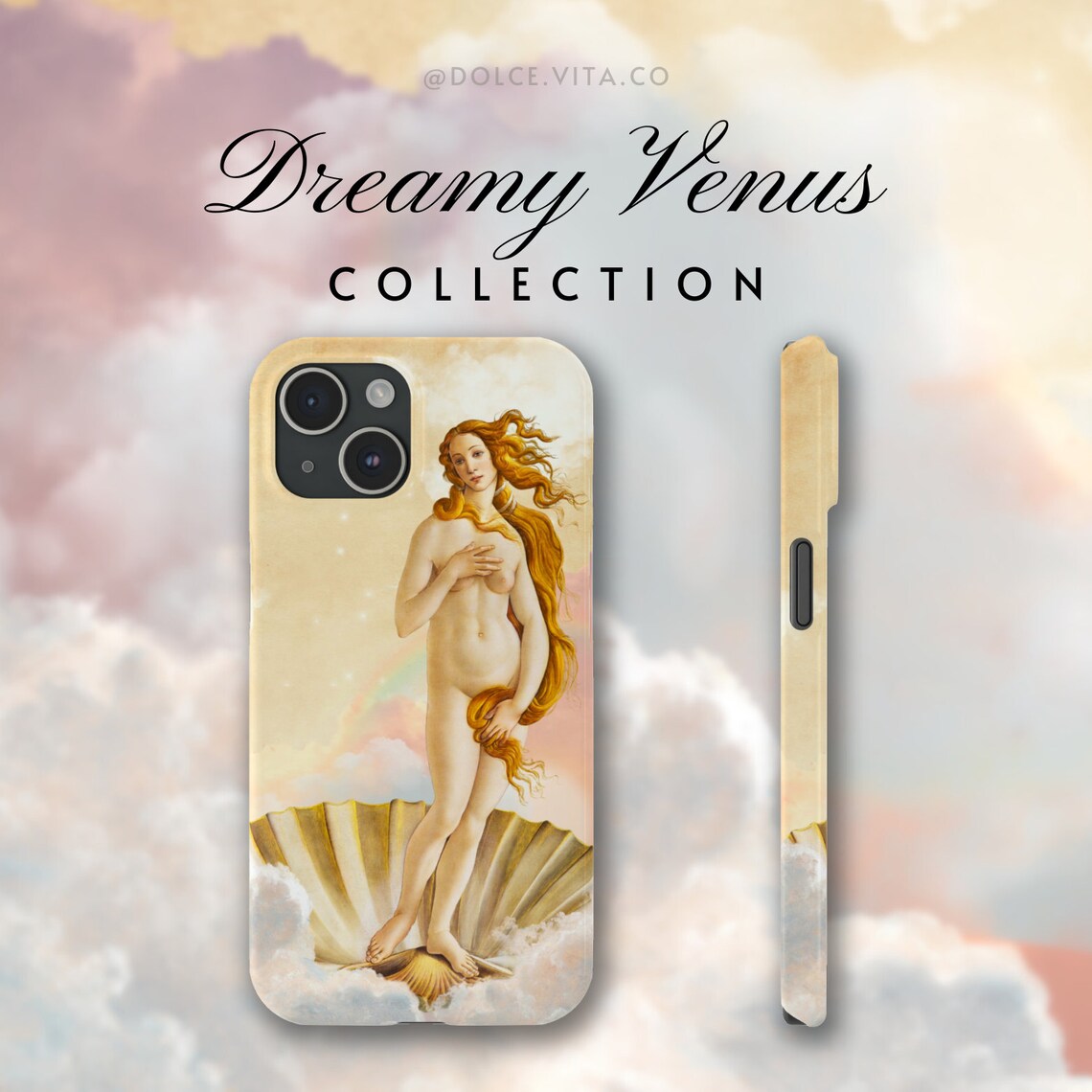 Dreamy Venus iPhone Case Birth of Venus by Sandro Botticelli Dreamy ...
