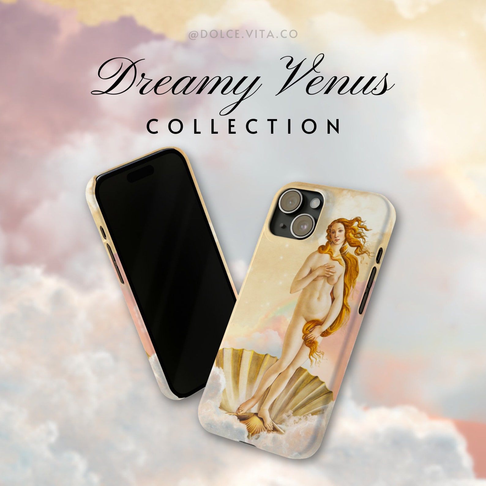 Dreamy Venus iPhone Case Birth of Venus by Sandro Botticelli Dreamy ...