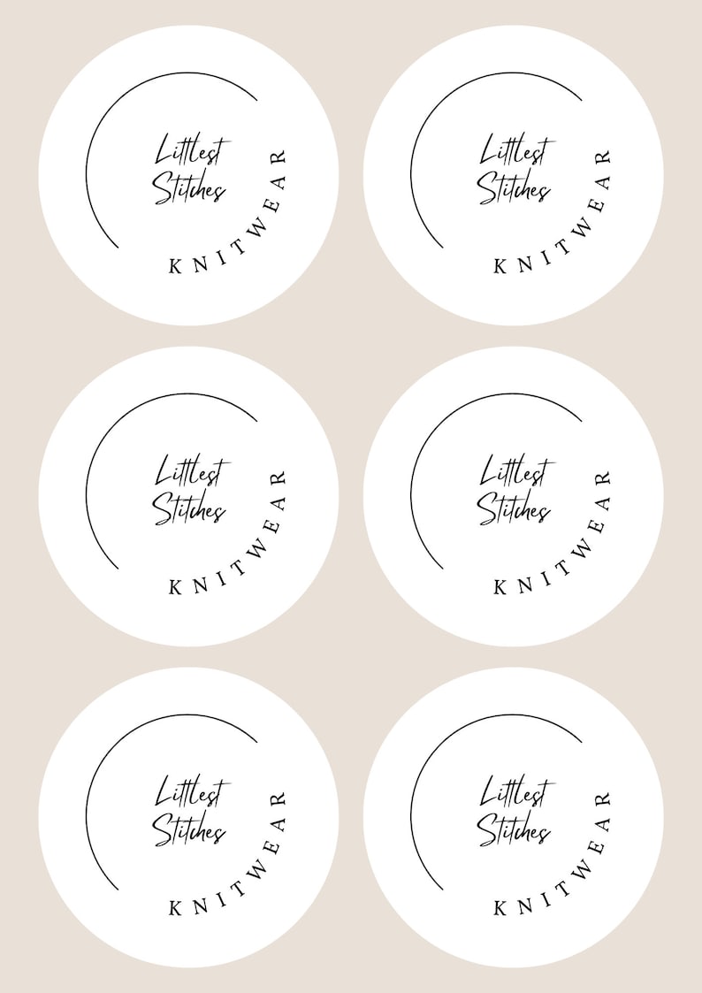 CUSTOM Sticker Set for Your Shop, Professional Logo Maker Logo Creation ...