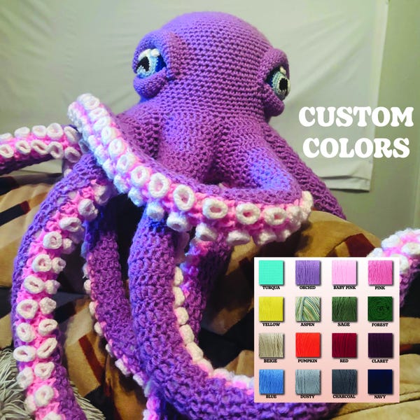 Crochet Octopus - Etsy