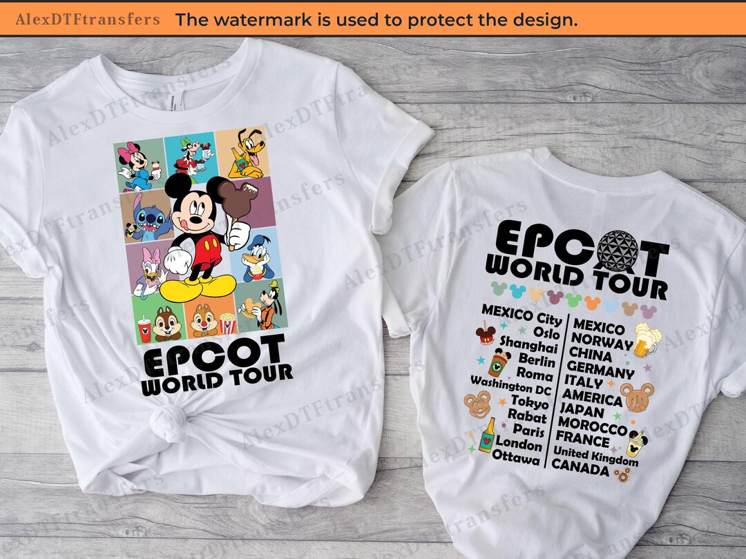 Retro Epcot World Tour Shirt, Epcot Shirt, Epcot Drinking Shirt, Epcot ...