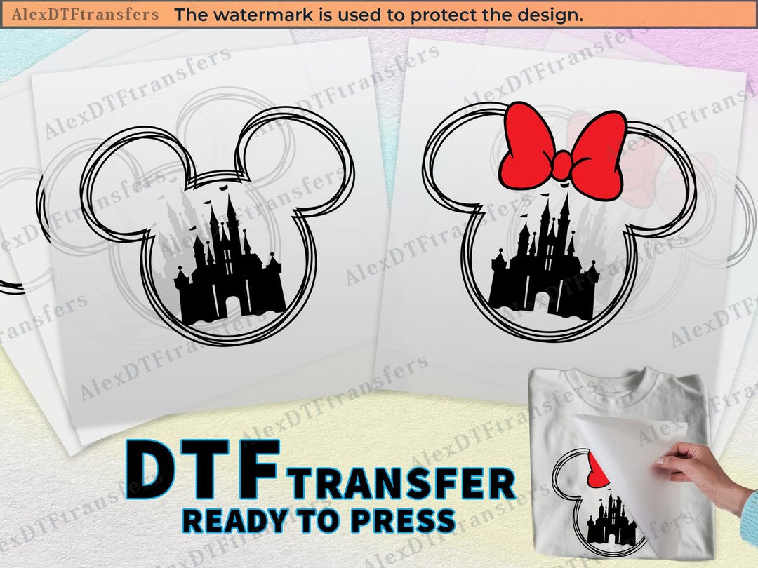 Disney Castle Trip DTF Transfer, Mickey Minnie Vacation Print - Etsy