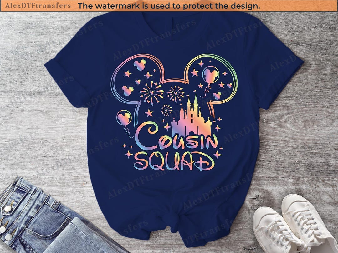 Disney Cousin Squad Shirt, Matching Family Trip Tee - Etsy
