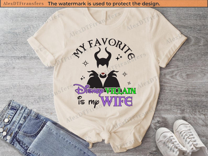 My Favorite Disney Villain is My Wife Shirt, Halloween Disney Villains Shirt, Halloween Shirt ...