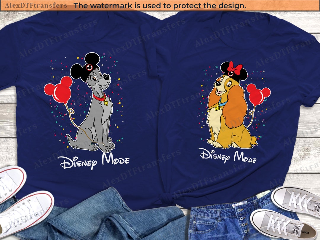Lady and the Tramp Disney Mode Shirts, Disney Couple Shirts, Disney ...