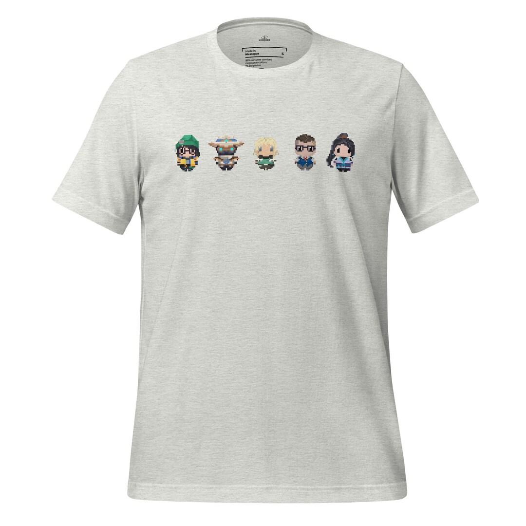 Unisex Valorant-inspired Agent Lineup Custom T-shirts for Duos, Trios/3 ...