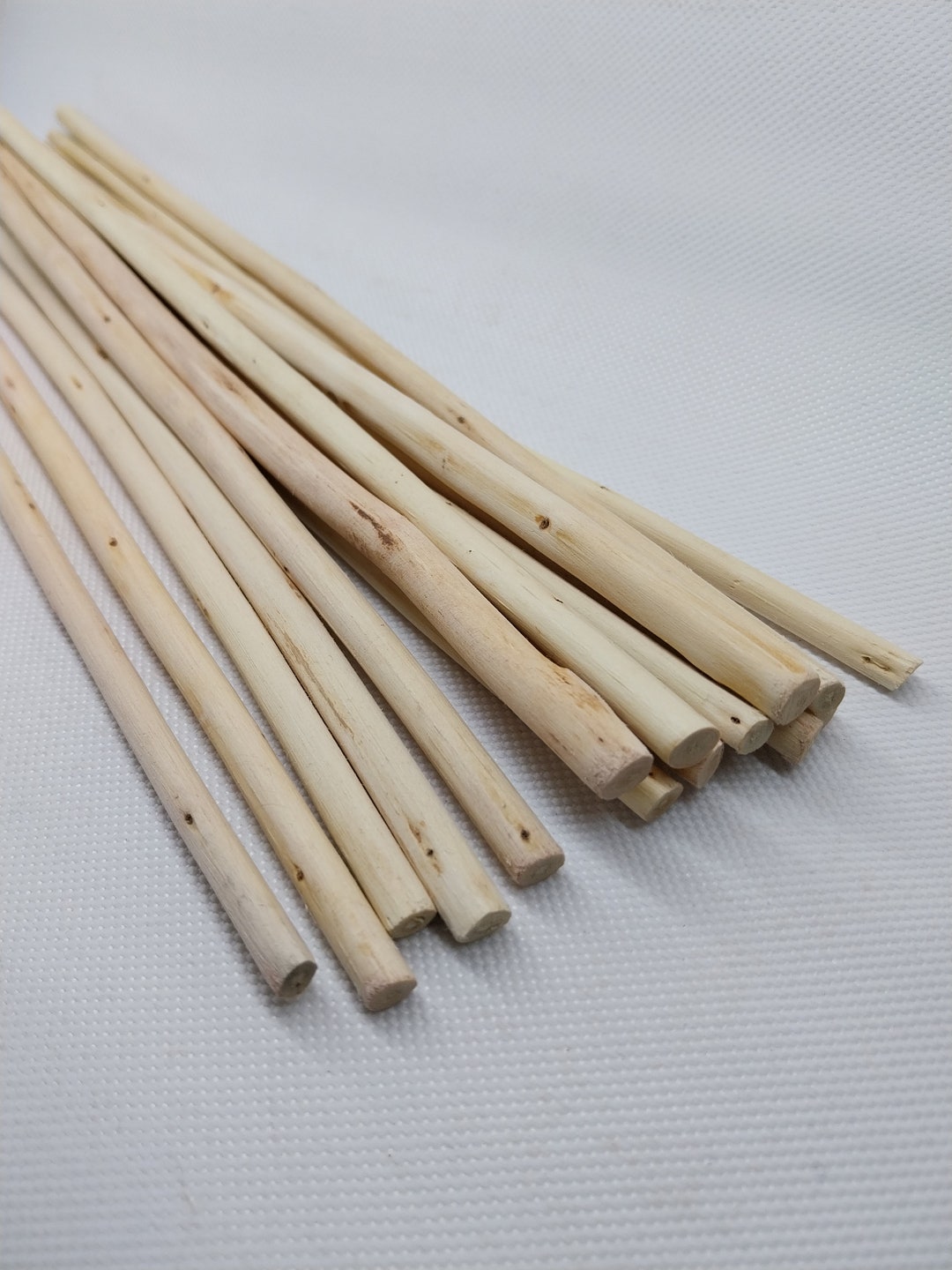 Set of 15 Debarked Willow Sticks for Craft.willow Sticks Without Bark ...