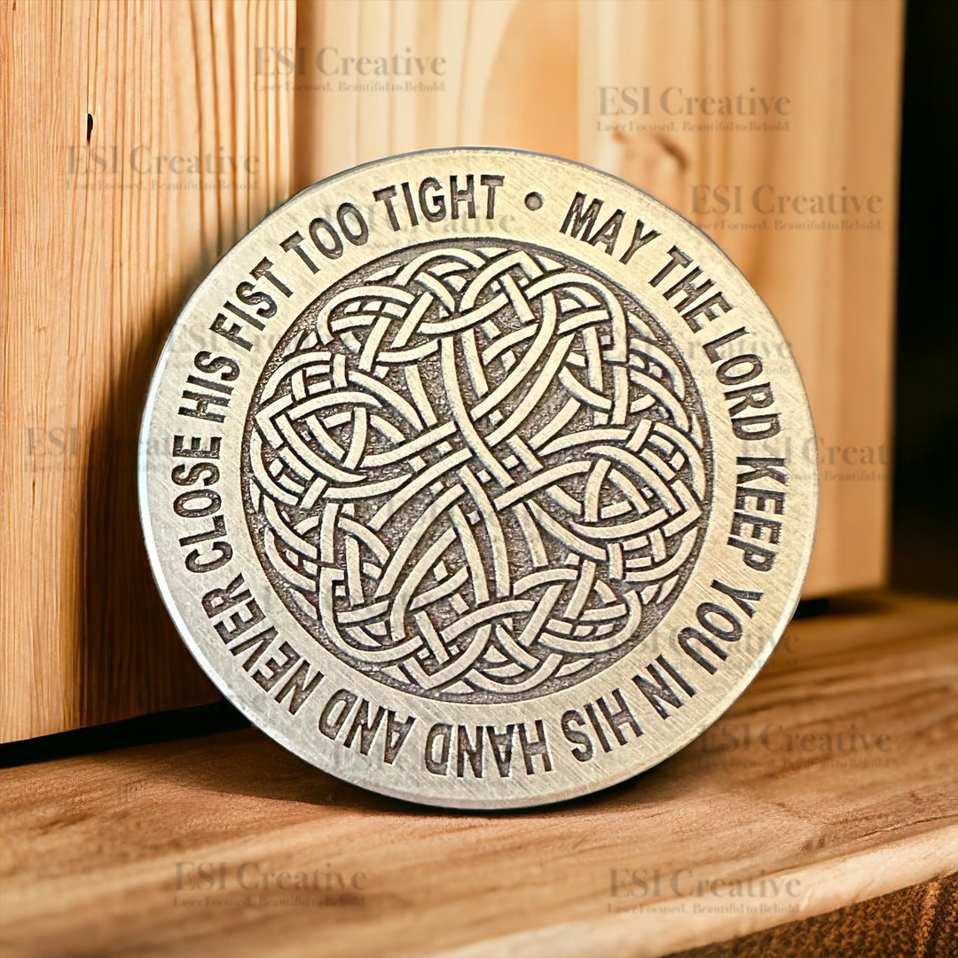 Celtic Knot Coin - Etsy