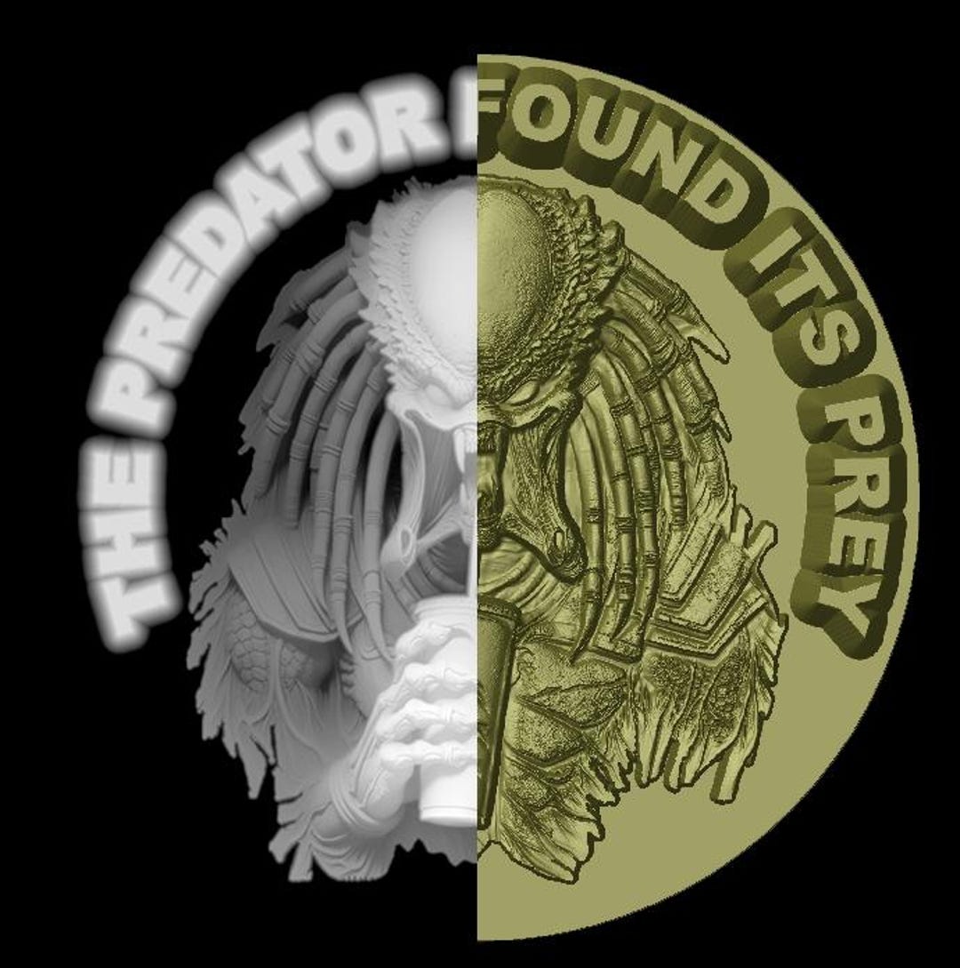 Predator's Prey STL and Depthmap Files Only - Etsy