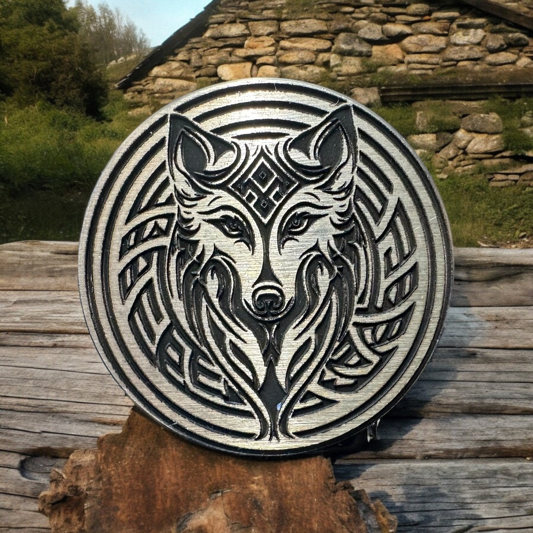 Wolf Coin - Etsy