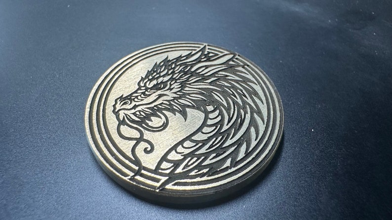 Magical Dragon Coin - Etsy