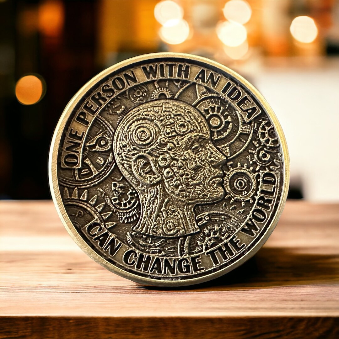 An Idea Can Change the World Coin - Etsy