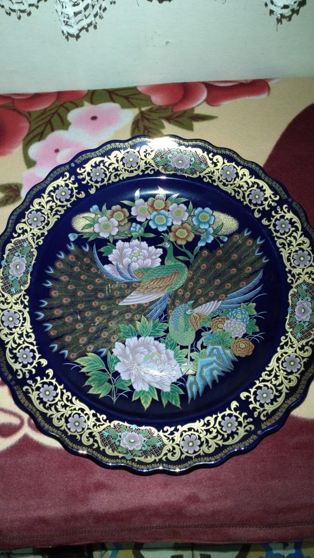Original and Rare Moroccan Taous Porcelain Plate. - Etsy