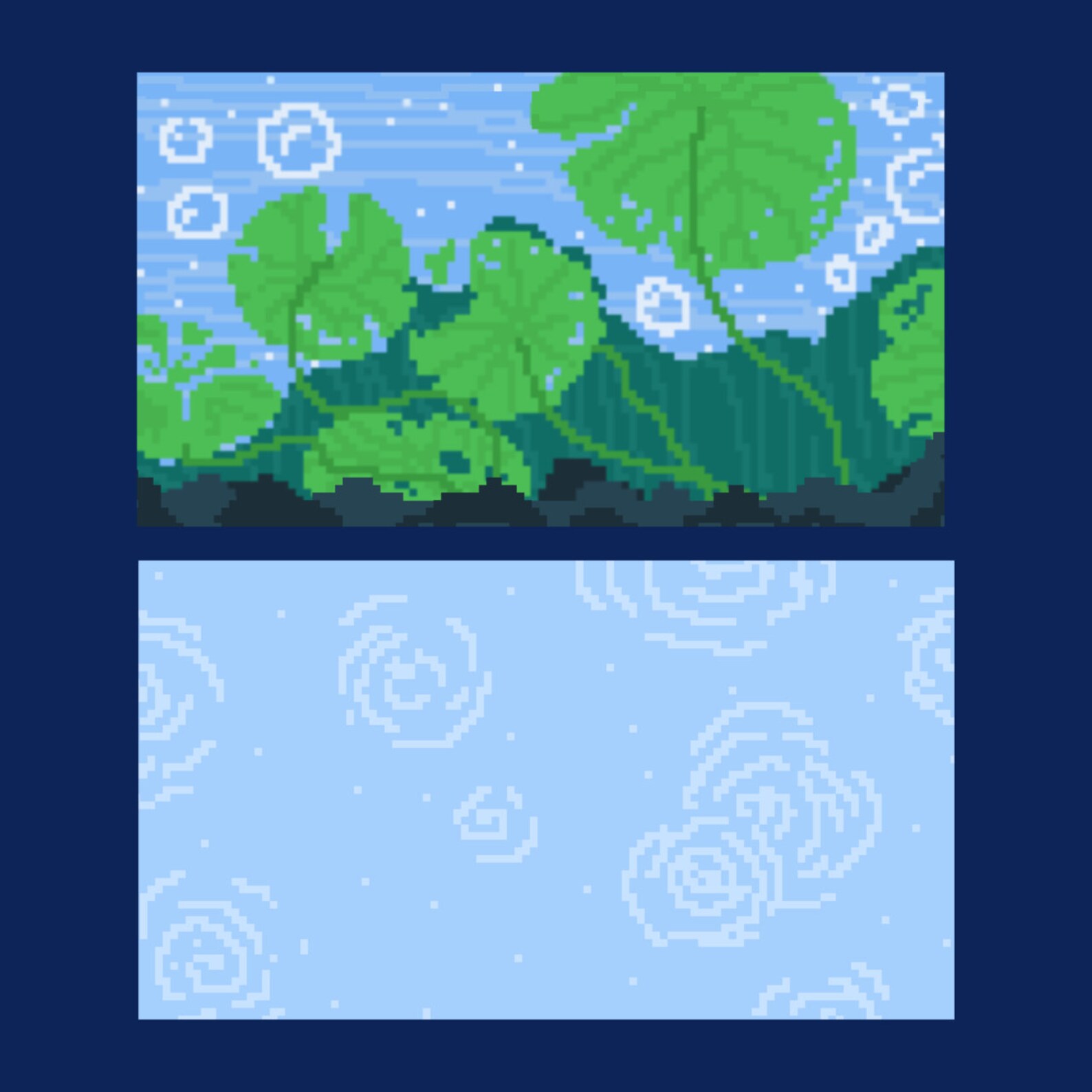 Lily Pad Twitch Stream Overlay (includes Animated Screens, a Custom ...
