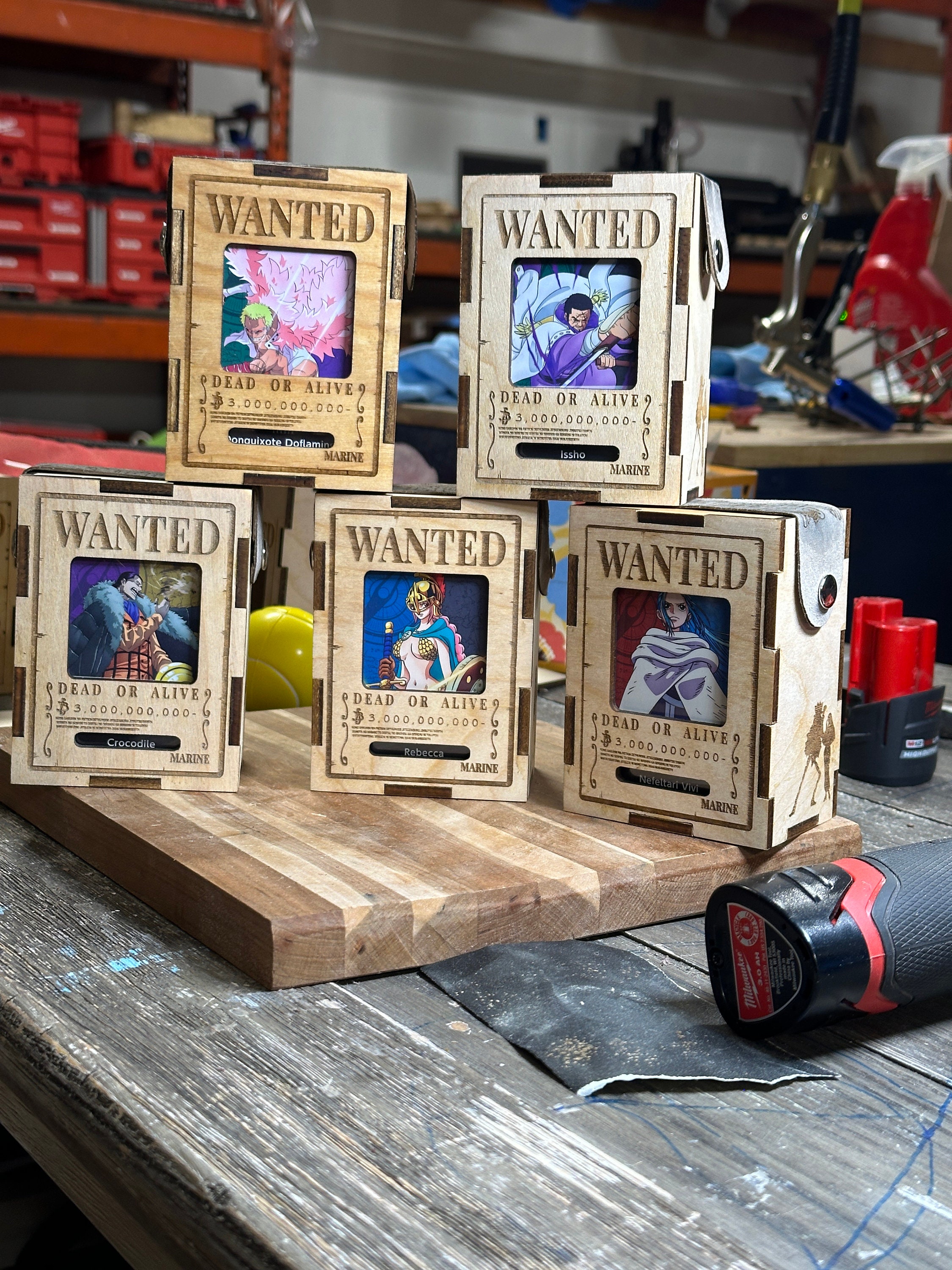 Custom Wooden Deck Box for Tcgs onepiece/dragonball/yougioh - Etsy