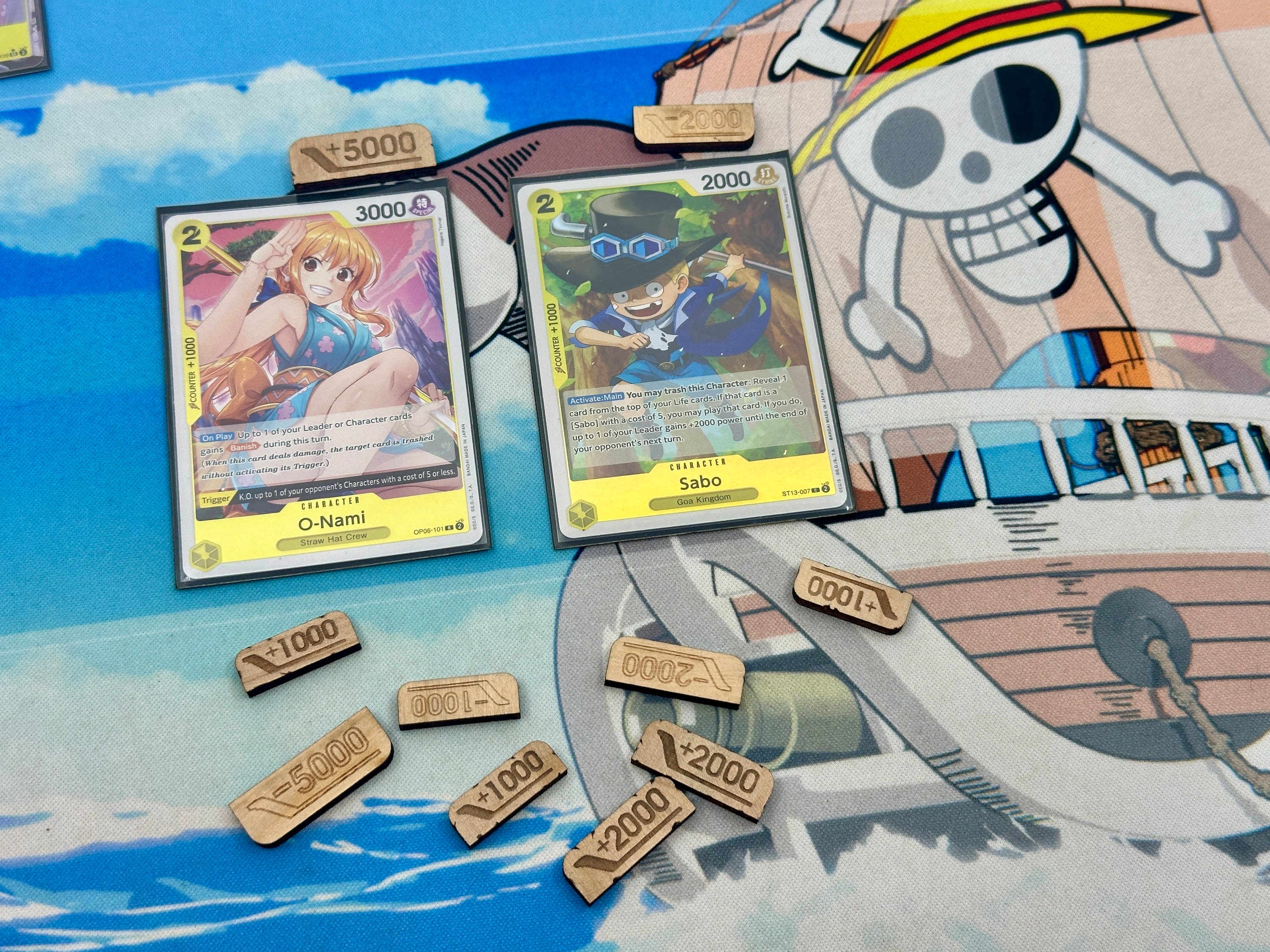 Custom Power Tokens for One Piece TCG (trading Card Game) - Etsy