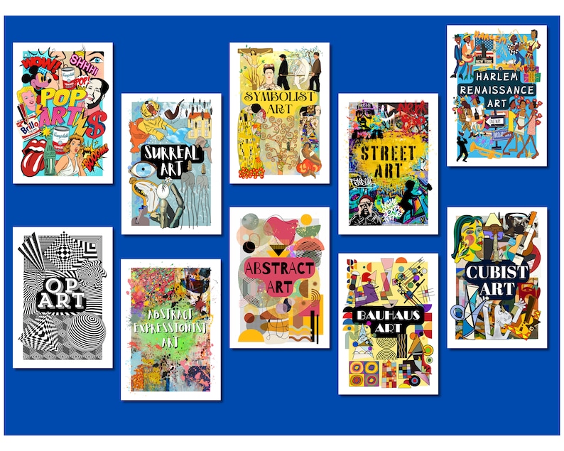 Art Classroom Poster Bundle - Art Classroom Posters - Art Teaching ...