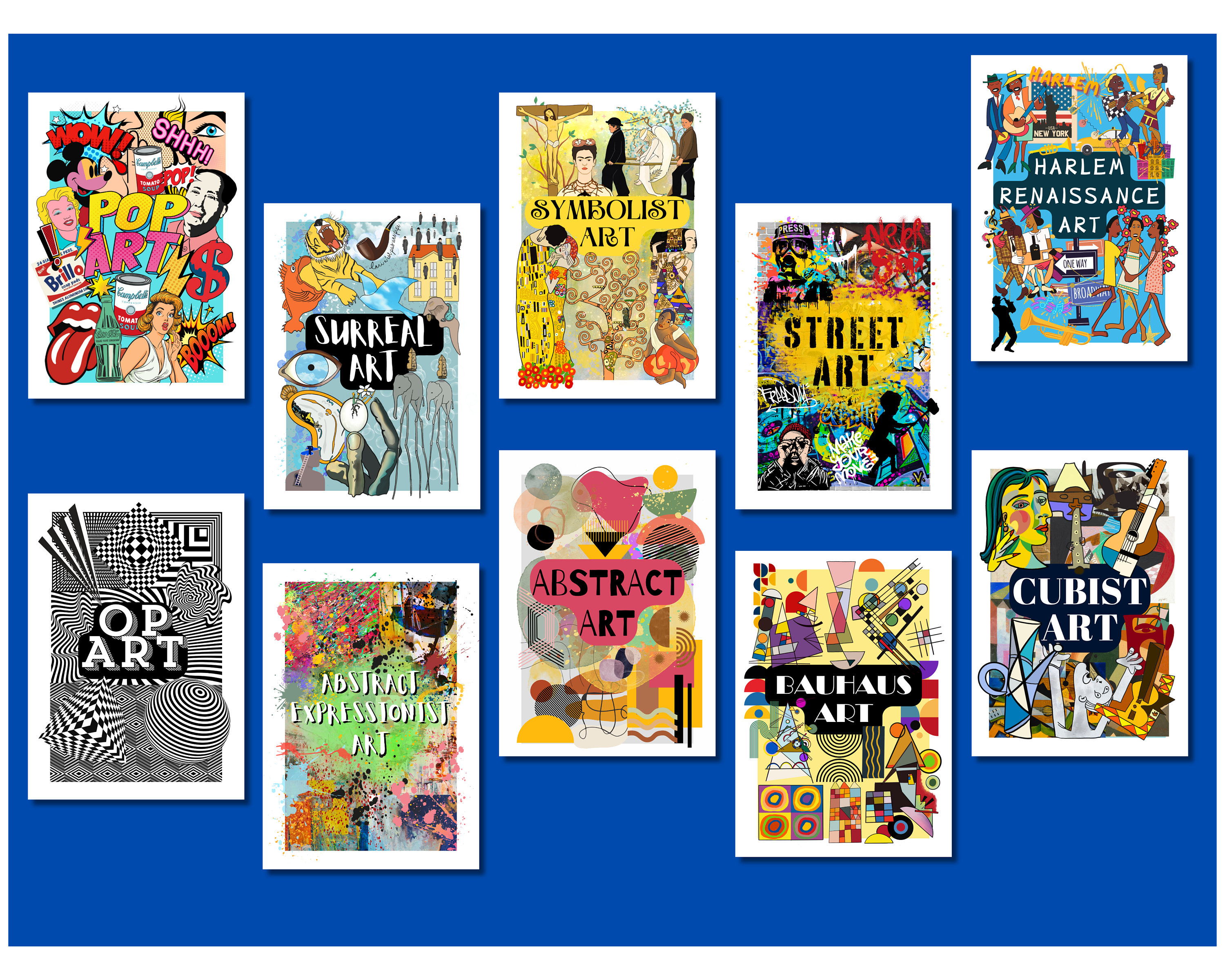 Art Classroom Poster Bundle - Art Classroom Posters - Art Teaching ...