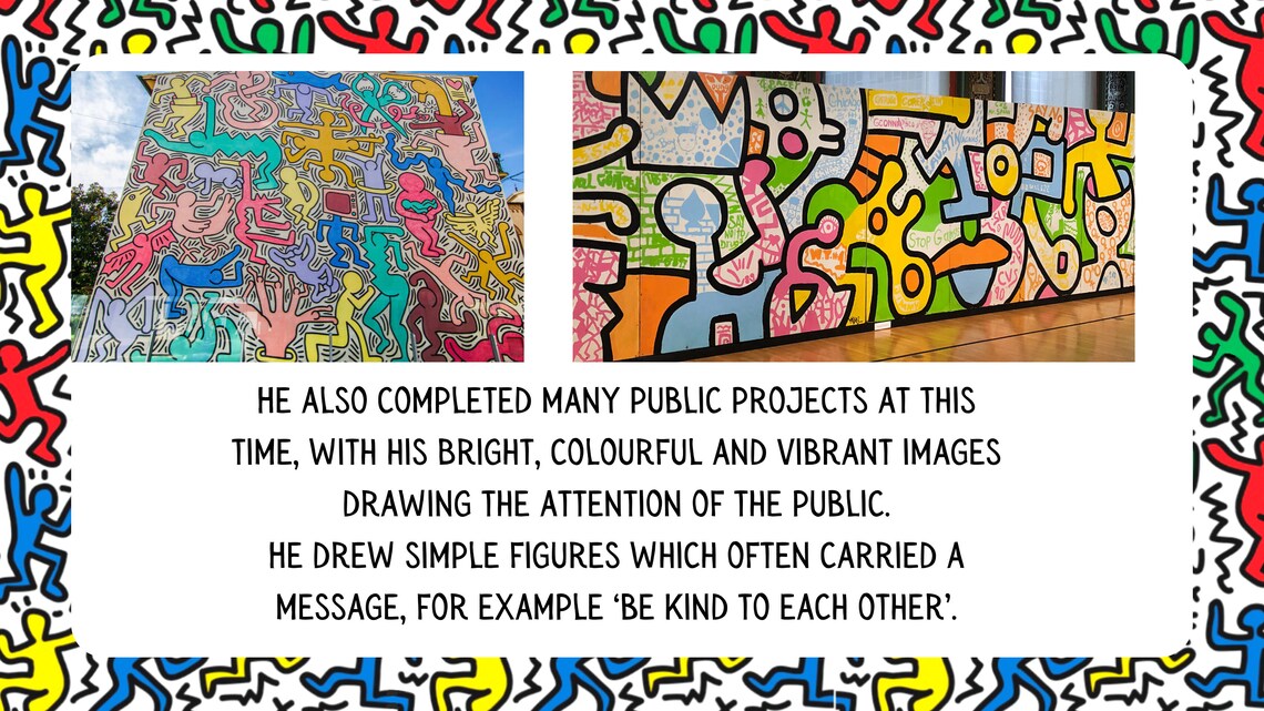 Keith Haring Teaching Resource With Lesson Presentation and Printable ...