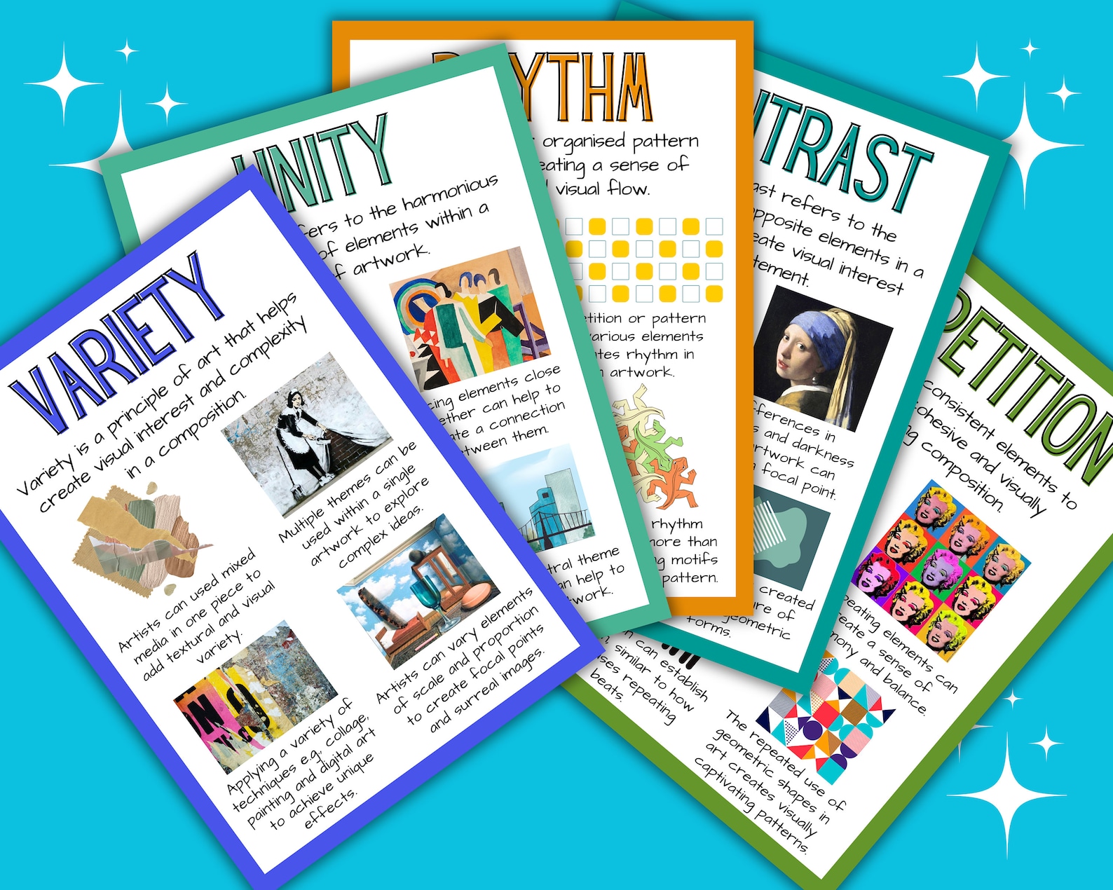 Principles of Design Classroom Posters - Art Classroom Posters ...