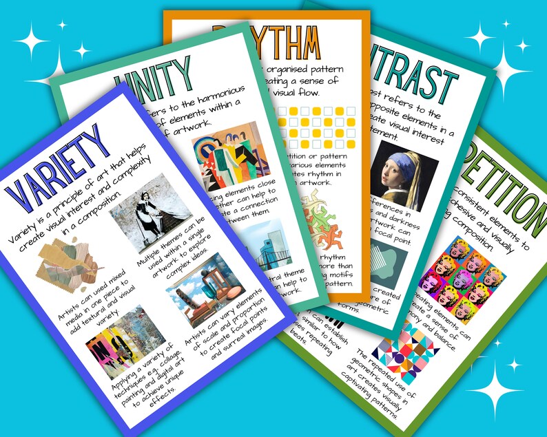 Principles of Design Classroom Posters - Art Classroom Posters ...