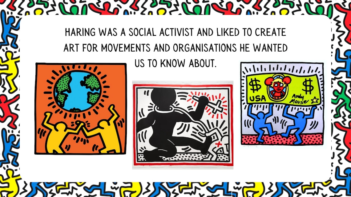 Keith Haring Teaching Resource With Lesson Presentation and Printable ...
