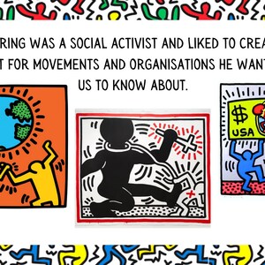 Keith Haring Teaching Resource With Lesson Presentation and Printable ...