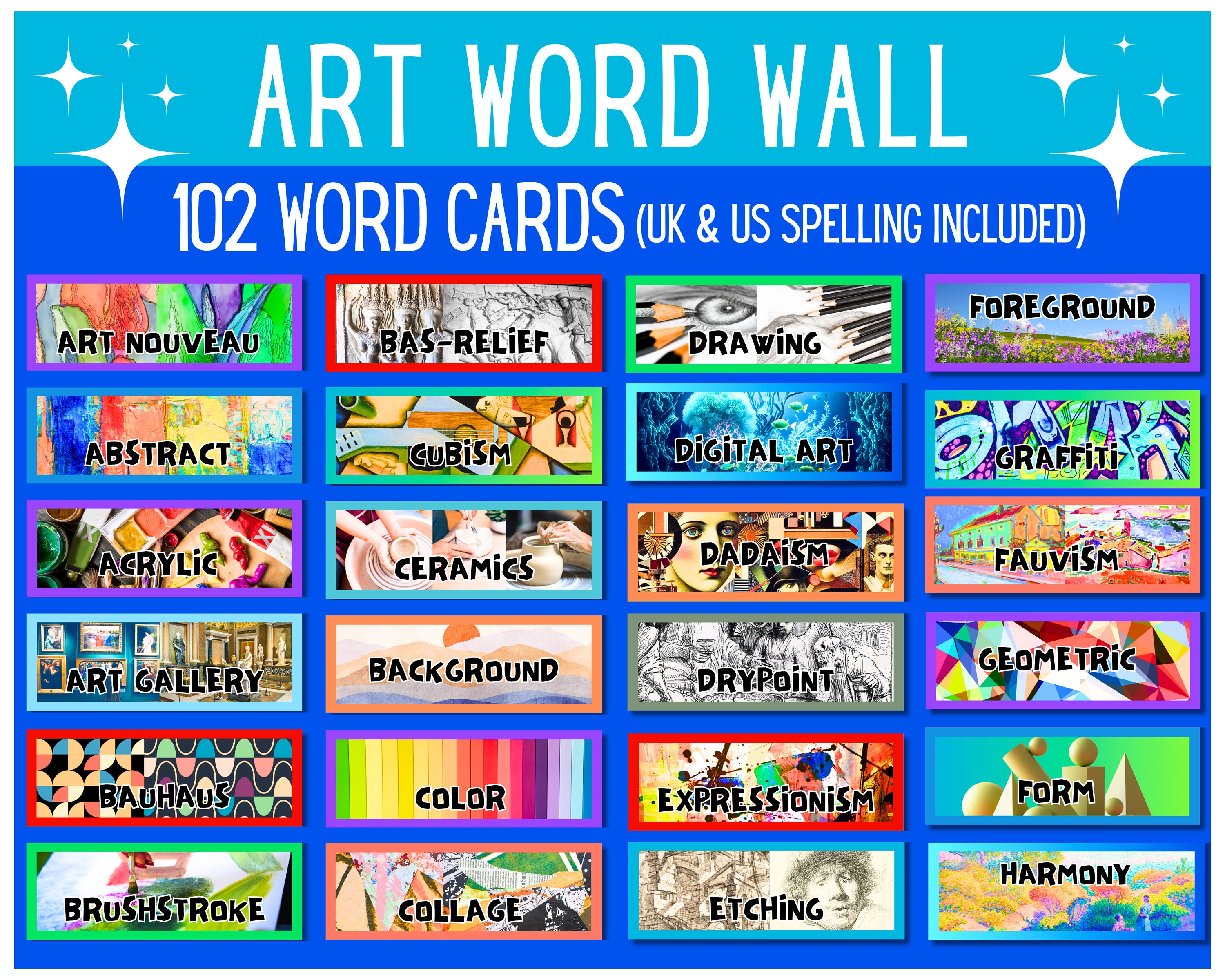 Art Classroom Poster Bundle - Art Classroom Posters - Art Teaching ...