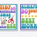 Art Classroom Rules Posters, Primary, Elementary and Middle School Art ...