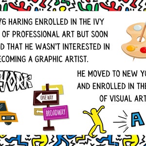 Keith Haring Teaching Resource With Lesson Presentation and Printable ...