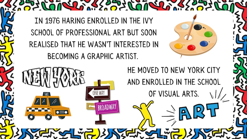 Keith Haring Teaching Resource With Lesson Presentation and Printable ...